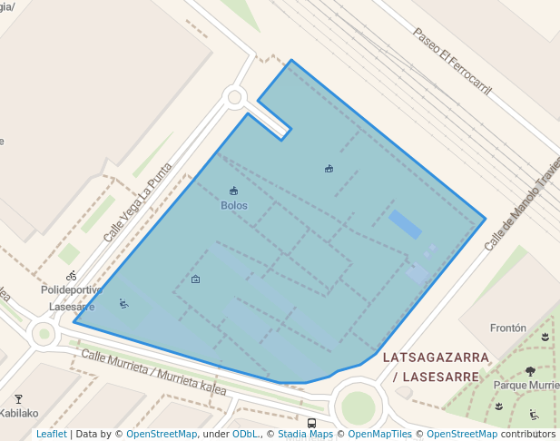 Parque Latsagazarra in Barakaldo | Map and Routes
