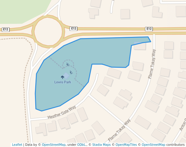 Lewis Park in Elk Grove | Map and Routes