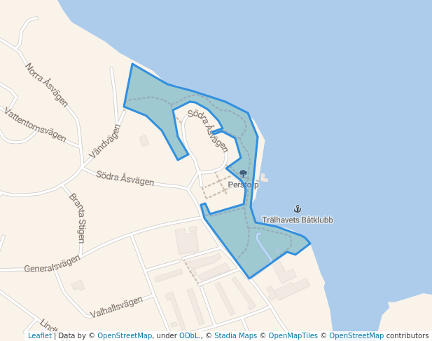 Perstorp in Åkersberga | Map and Routes