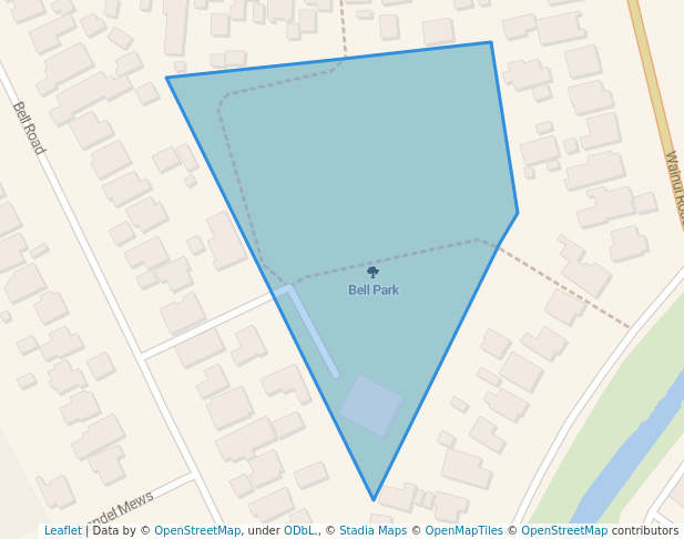 Bell Park in Lower Hutt | Map and Routes