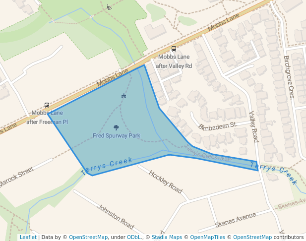 Fred Spurway Park in Carlingford | Map and Routes