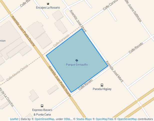 Parque Enriquillo in Santo Domingo | Map and Routes