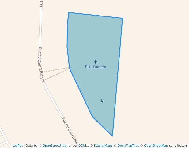 Parc Sarrazin in Terrebonne | Map and Routes