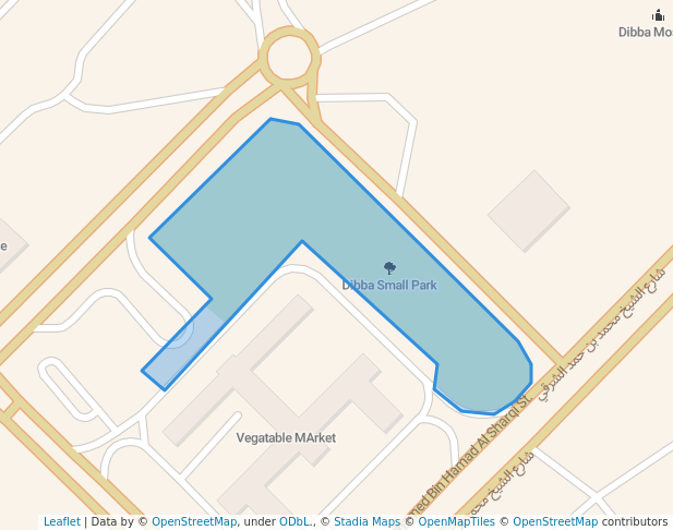 Dibba Small Park in Dibba Al-Fujairah | Map and Routes