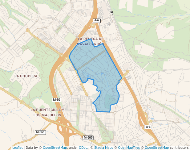 Dehesa de Navalcarbón in Las Rozas de Madrid | Map and Routes