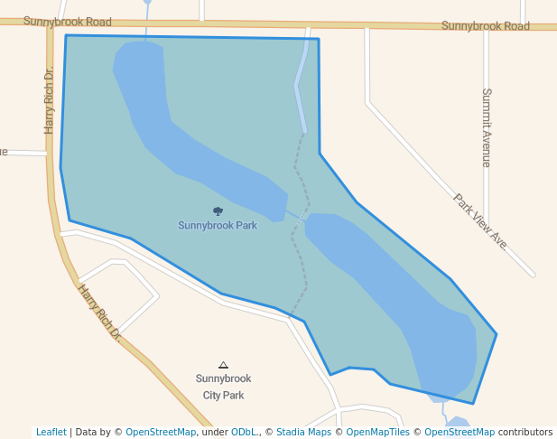 Sunnybrook Park in Wadena | Map and Routes