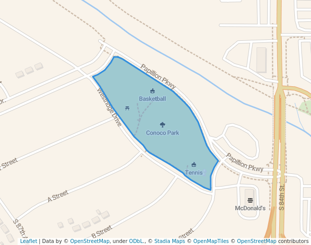 Conoco Park in Omaha | Map and Routes