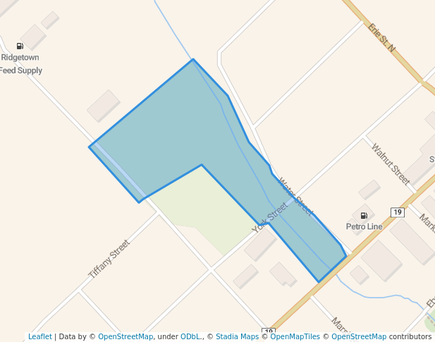 Mickle Park in Ridgetown | Map and Routes
