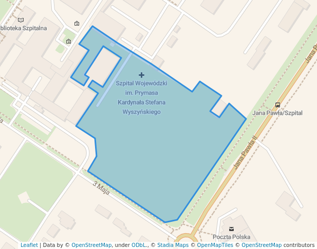 . in Sieradz | Map and Routes