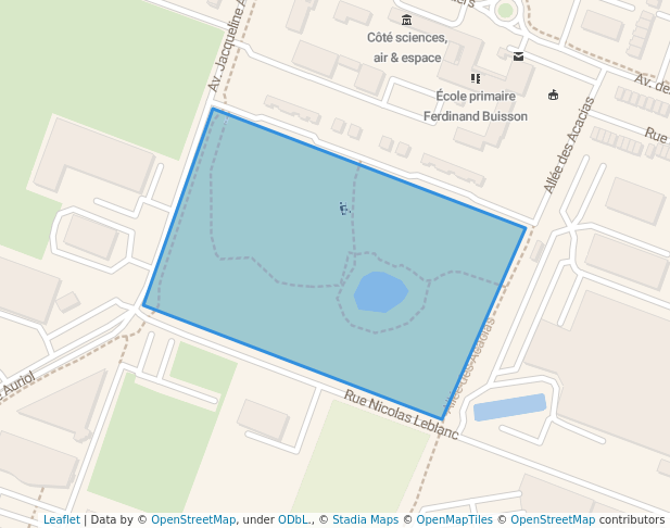 Parc de Beaudésert in Mérignac | Map and Routes