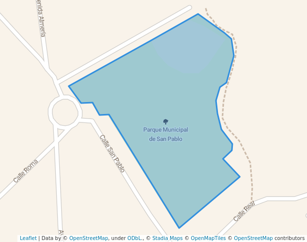 Parque Municipal de San Pablo in Olula del Río | Map and Routes