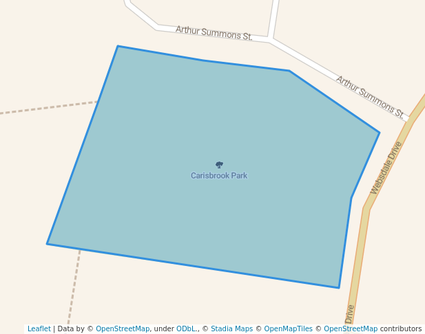 Carisbrook Park in Dubbo | Map and Routes
