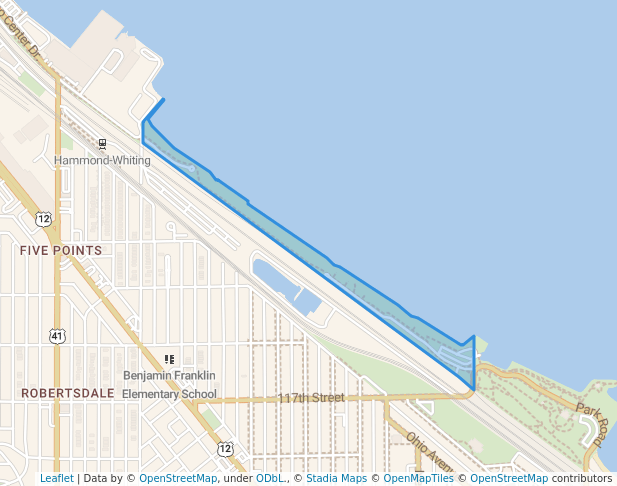 Whihala Beach County Park in Whiting | Map and Routes