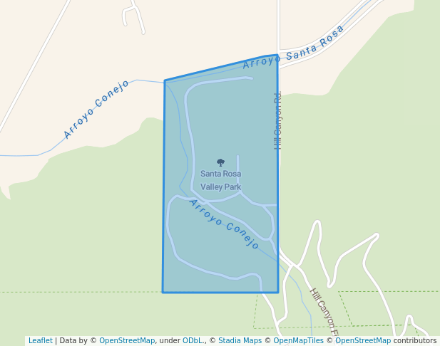 Santa Rosa Valley Park in Camarillo | Map and Routes