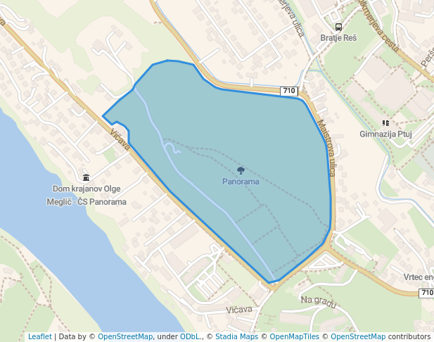 Panorama in Ptuj | Map and Routes
