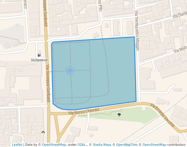 Villa Garibaldi in Castelvetrano | Map and Routes