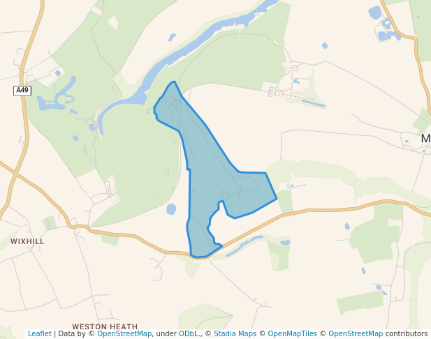 Hawkstone Park Follies in Marchamley | Map and Routes