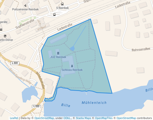 Schlosspark in Reinbek | Map and Routes