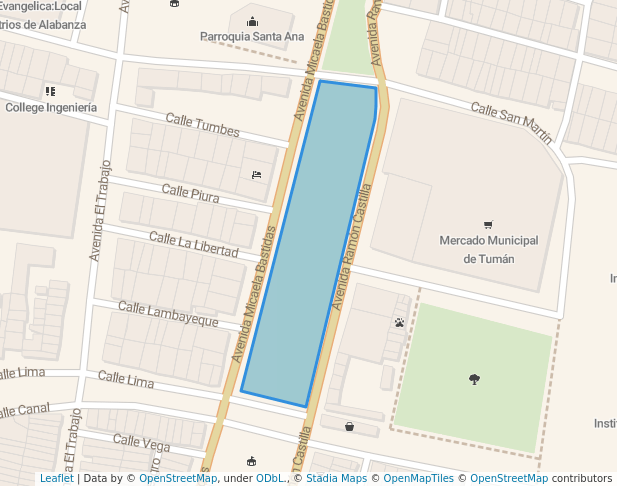 Plaza Mayor de Tumán in Tumán | Map and Routes