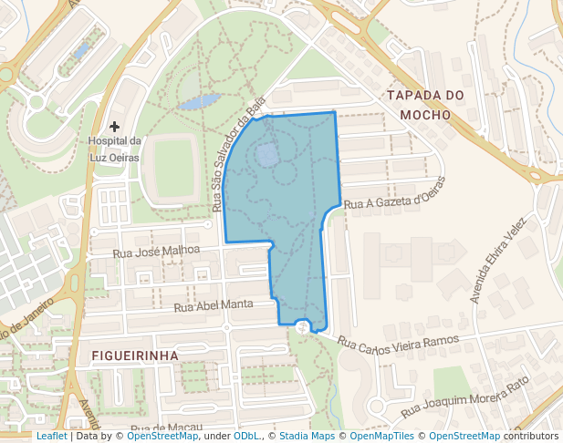 Parque dos Poetas - Fase III in Oeiras | Map and Routes