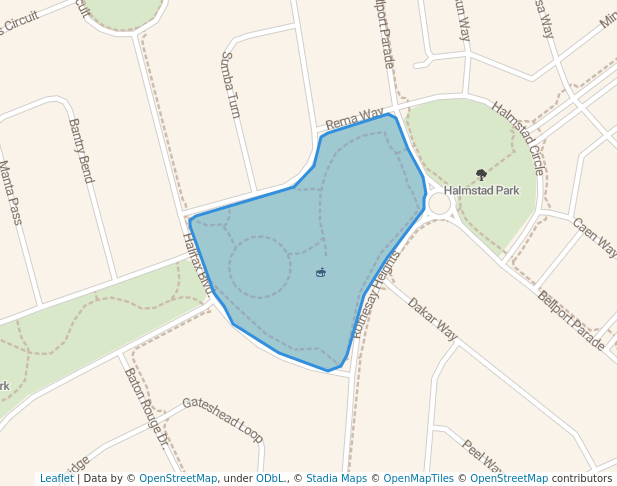 Bellport Park in Mindarie | Map and Routes