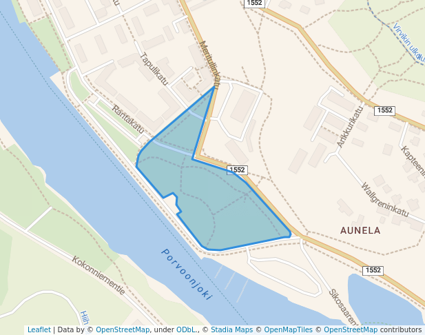 Suistopuisto in Porvoo | Map and Routes