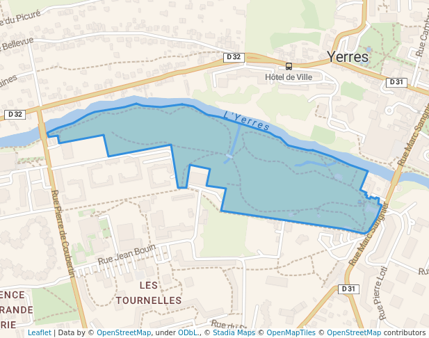 Parc Caillebotte in Yerres | Map and Routes