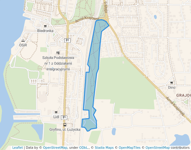 Górka Miłości in Gryfino | Map and Routes