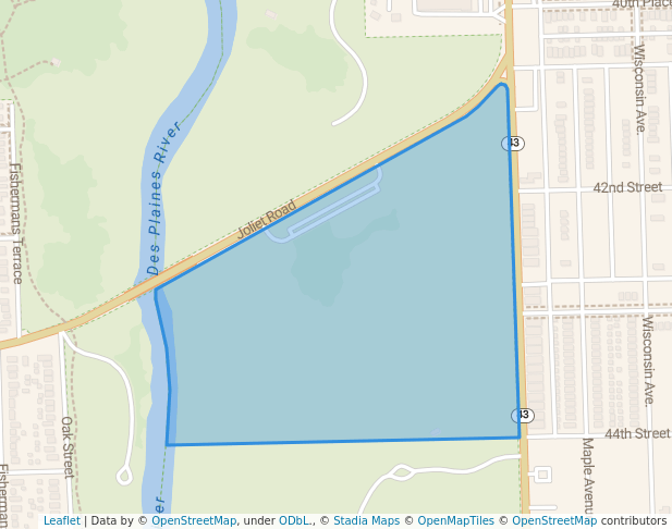 Ottawa Trail Woods North in Lyons | Map and Routes