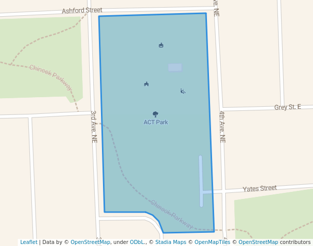 ACT Park in Swift Current | Map and Routes