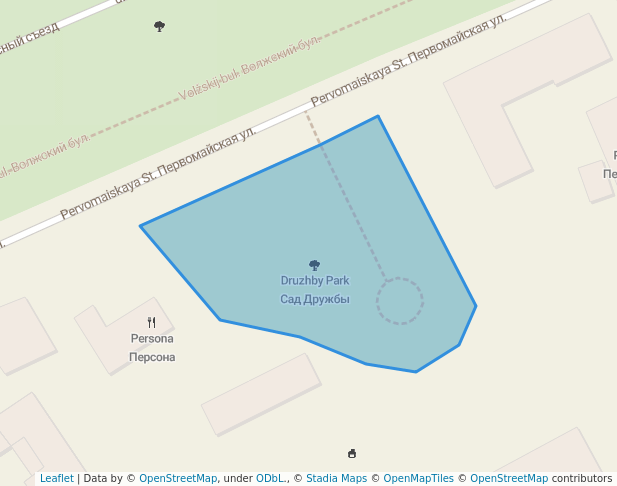 Druzhby Park in Yaroslavl' | Map and Routes