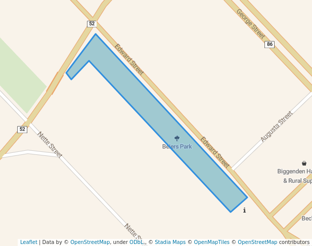 Beiers Park in Biggenden | Map and Routes