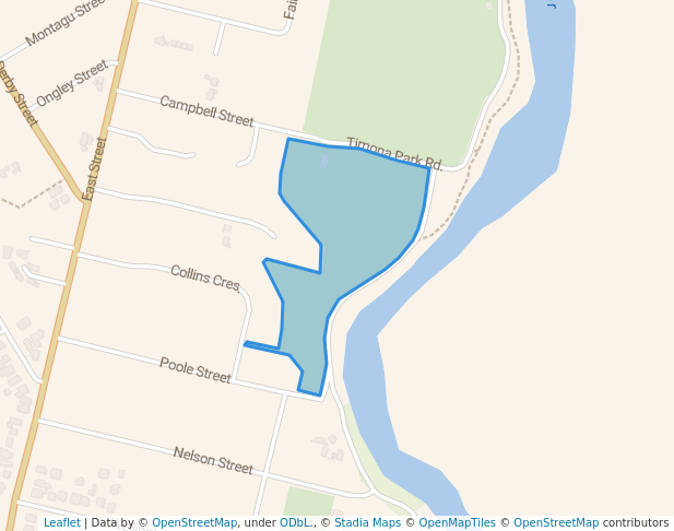 Timona Park in Feilding | Map and Routes