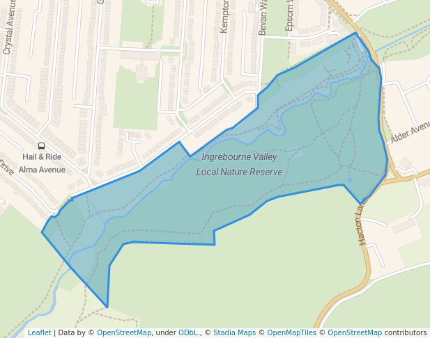 Ingrebourne Valley Local Nature Reserve in Upminster | Map and Routes