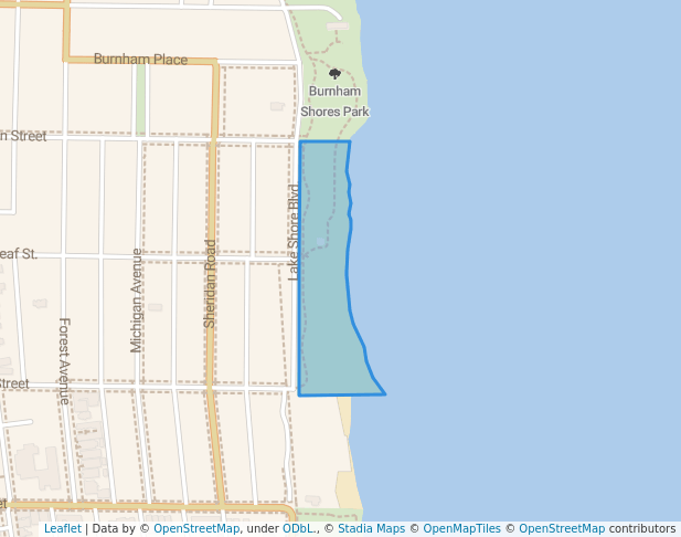 Elliot Park in Evanston | Map and Routes