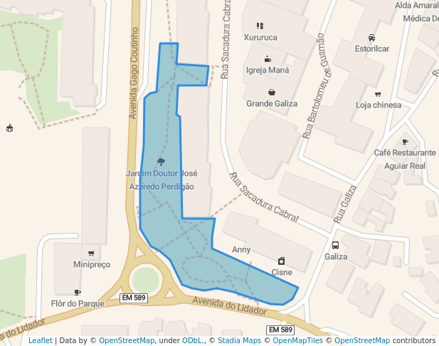 Dr. José Azeredo Perdigão Garden in Estoril | Map and Routes