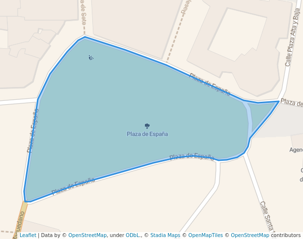 Plaza de España in Lucena | Map and Routes