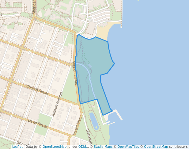 Centennial Park in Evanston | Map and Routes