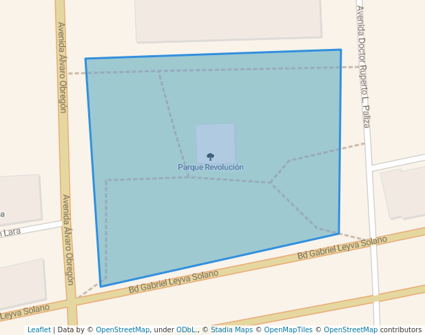 Parque Revolución in Culiacán Rosales | Map and Routes