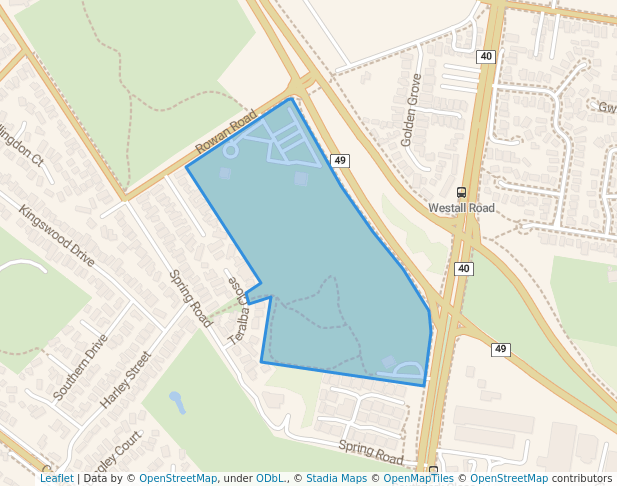 Rowan Road Reserve in Dingley Village | Map and Routes