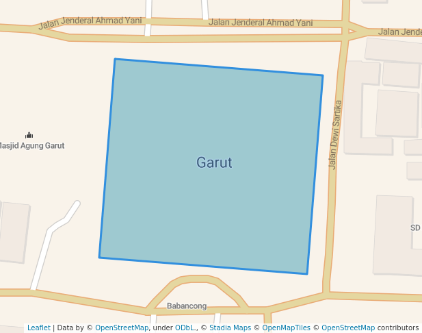 Alun-Alun Garut in Garut | Map and Routes