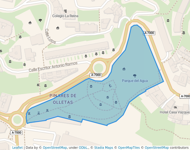 Parque del Agua in Málaga | Map and Routes