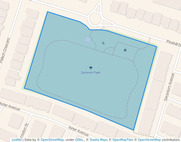 Summit Park in Hamilton | Map and Routes