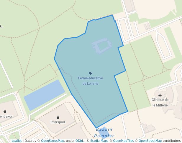 Ferme Pédagogique de Lomme in Lille | Map and Routes