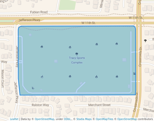Tracy Sports Complex in Tracy | Map and Routes