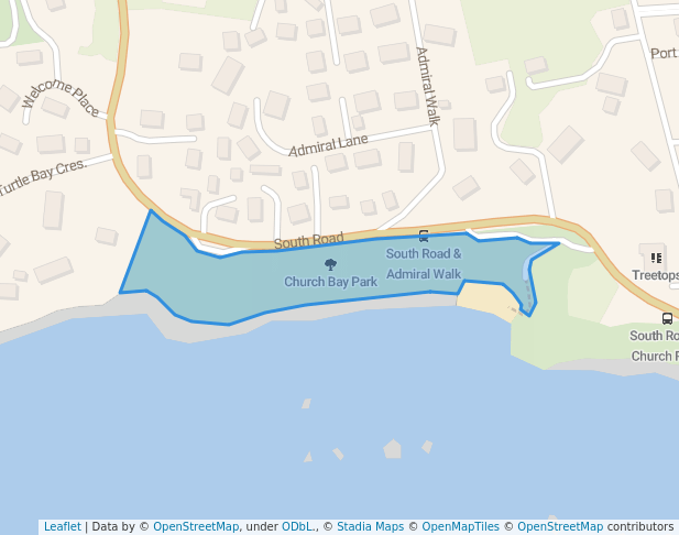 Church Bay Park in Southampton | Map and Routes