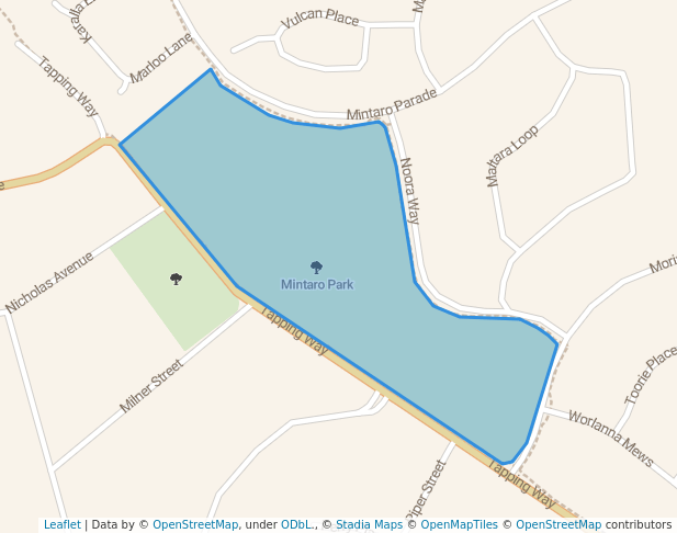 Mintaro Park in Quinns Rocks | Map and Routes