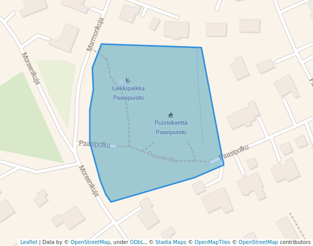 Paasipuisto in Vanda | Map and Routes