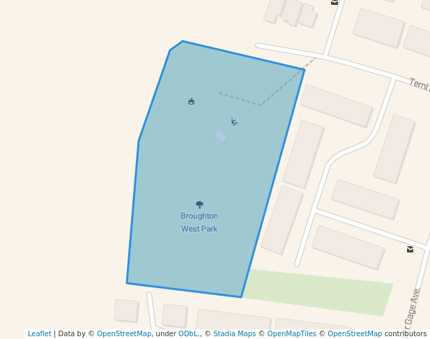 Broughton West Park in Hamilton | Map and Routes