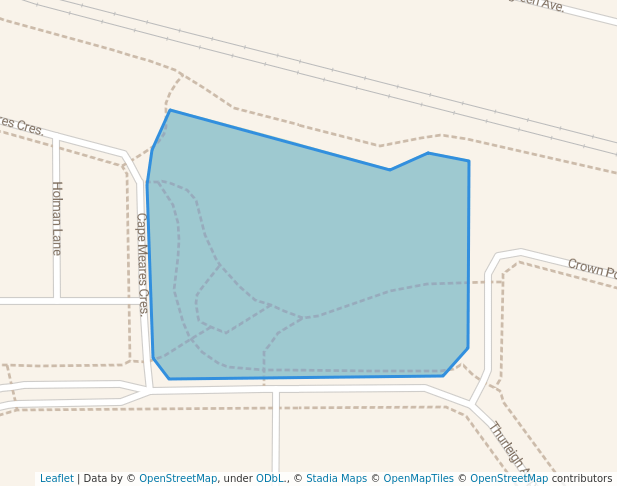 Thurleigh Park in Butler | Map and Routes